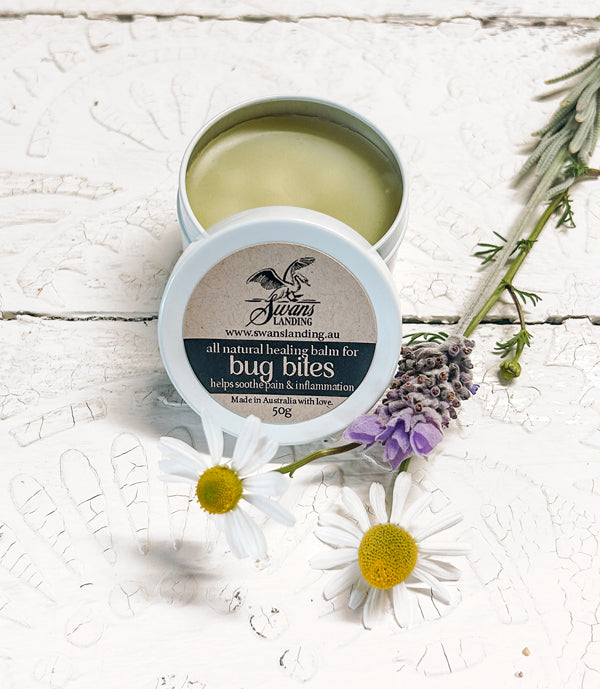 Bug Bites Healing balm | Australian Apothecary | Herbs – Swans Landing ...