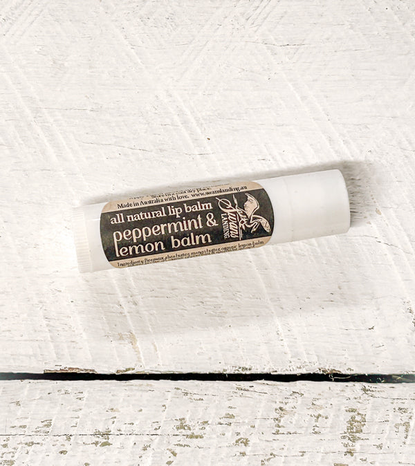 Peppermint & Lemon Balm Lip Balm | Australian Owned Apothecary – Swans ...