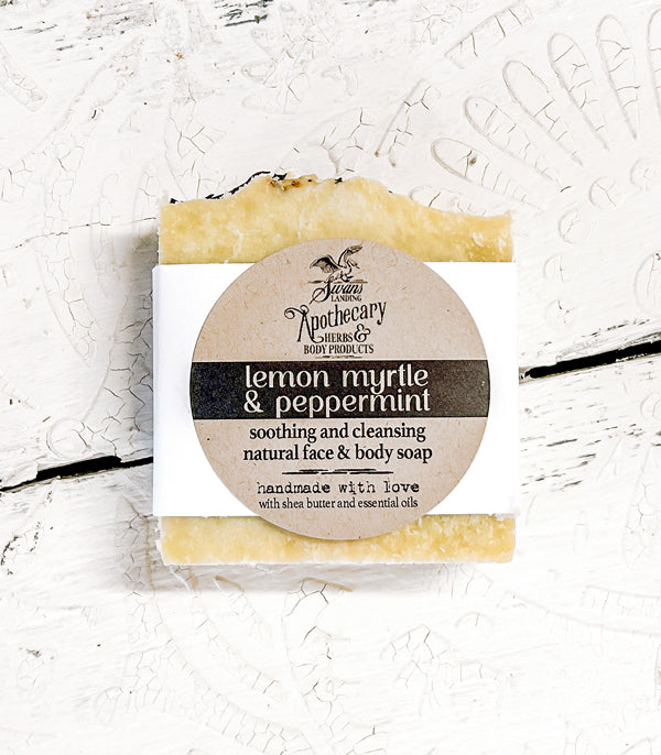 Lemon Myrtle & Peppermint Soap | Handmade | Australian Made – Swans ...